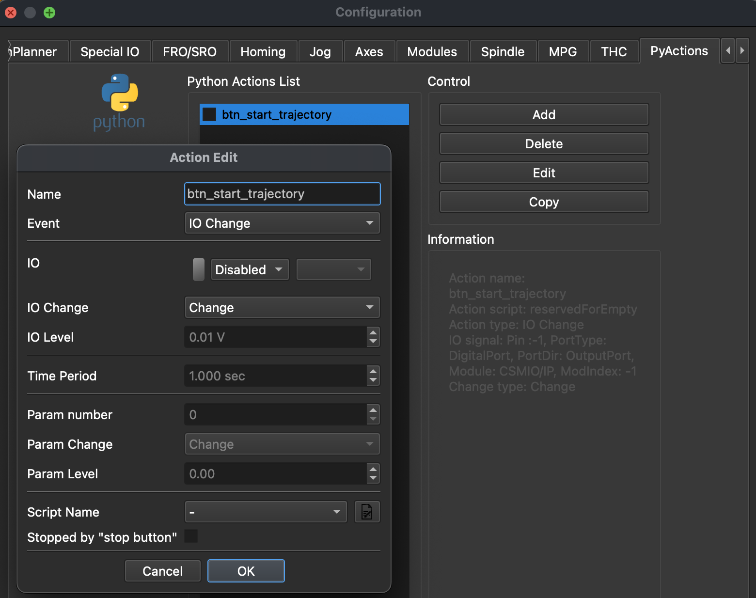 Front panel button control – Start button – My simCNC knowlegde base